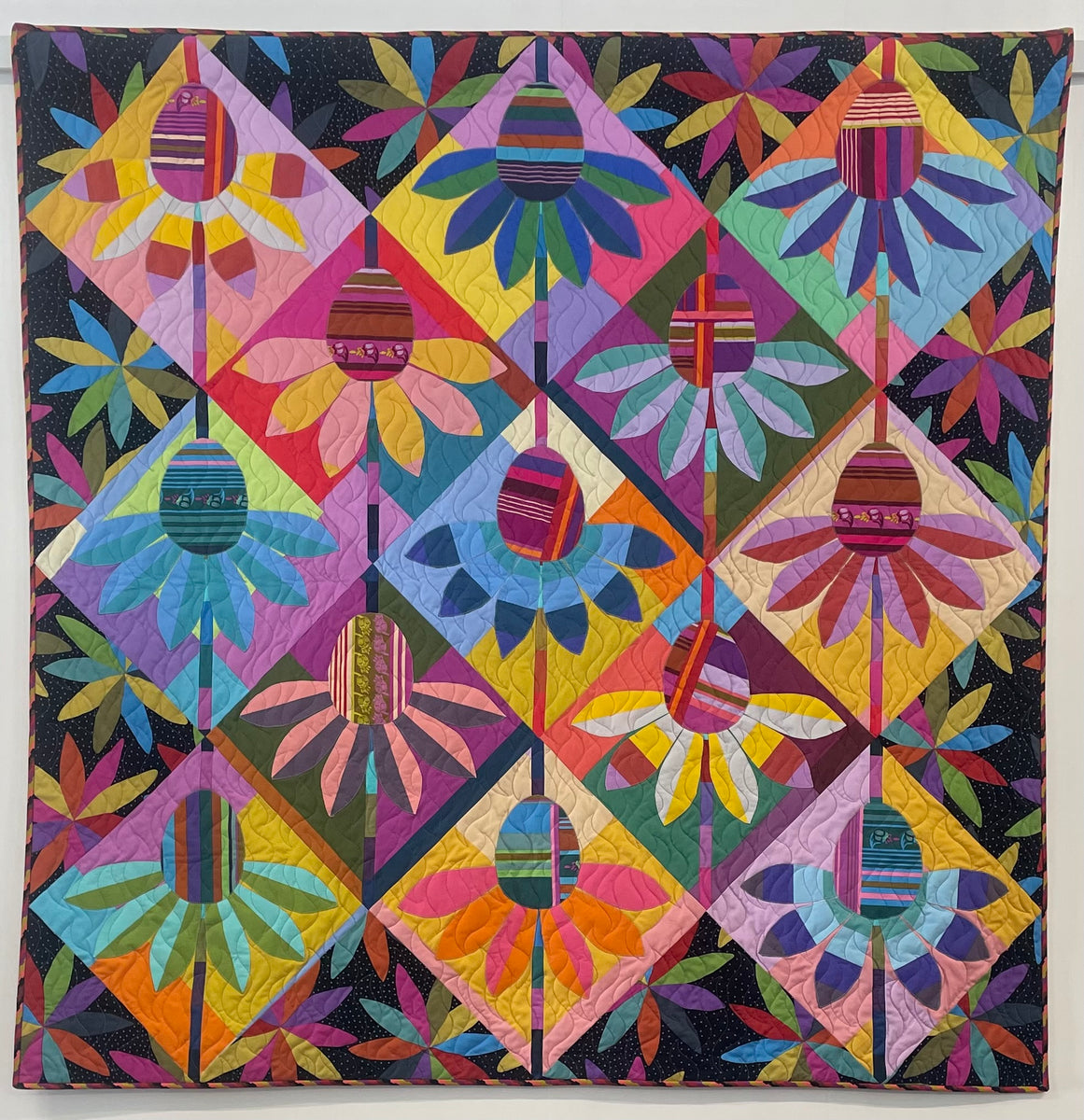 ECHINACEA QUILT (mini) - lap quilt kit – Quilter's Nine Patch