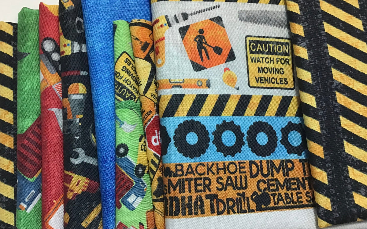 CONSTRUCTION ZONE - kid size quilt kit – Quilter's Nine Patch